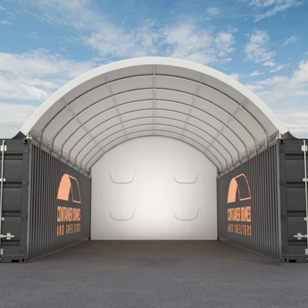 40ft Long Container Shelters - Container Domes & Shelters