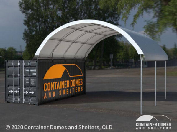 40ft Long Container Shelters - Container Domes & Shelters
