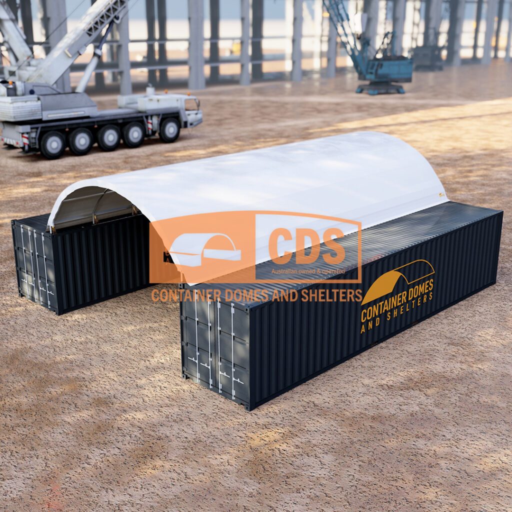 20ftx40ft (6mx12m) GP/HQ Engineer Designed Container Dome with Back ...