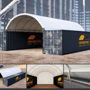 40ft Long Container Shelters - Container Domes & Shelters