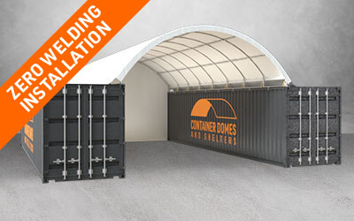 Shipping Container Covers | Container Domes and Shelters