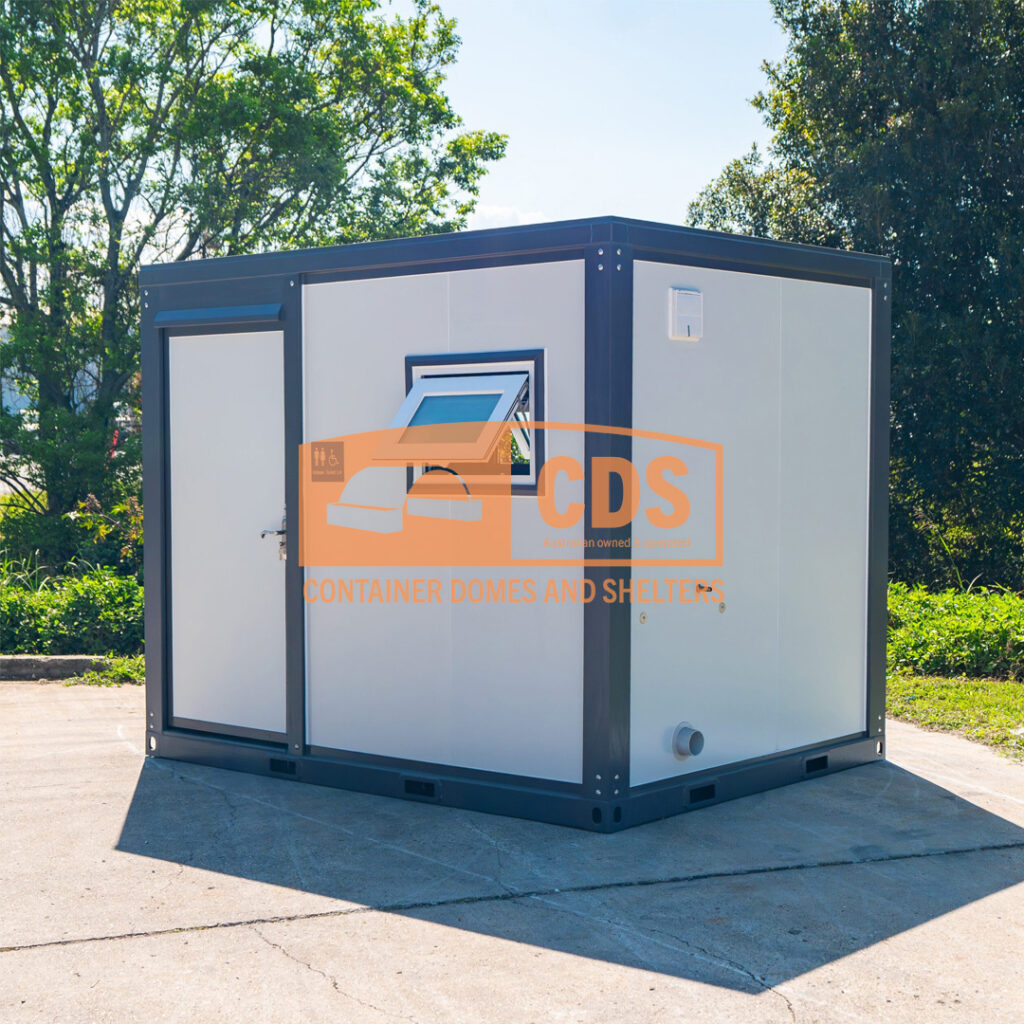 Standard Toilets and Bathrooms - Container Domes & Shelters