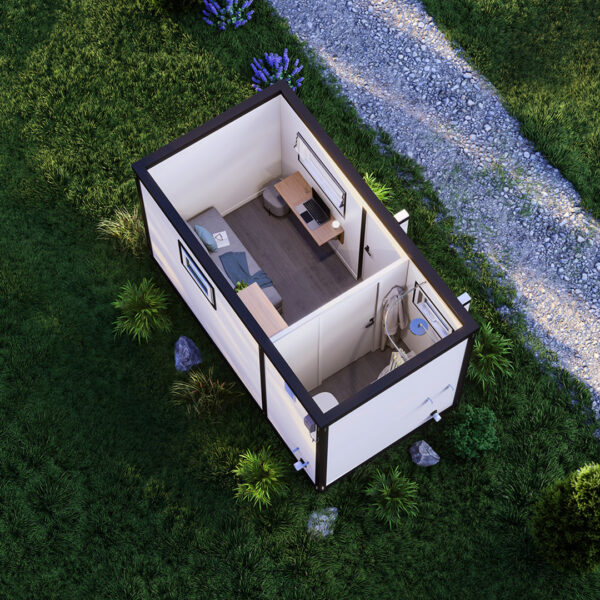 Small Living / Office Portable Building - Container Domes & Shelters